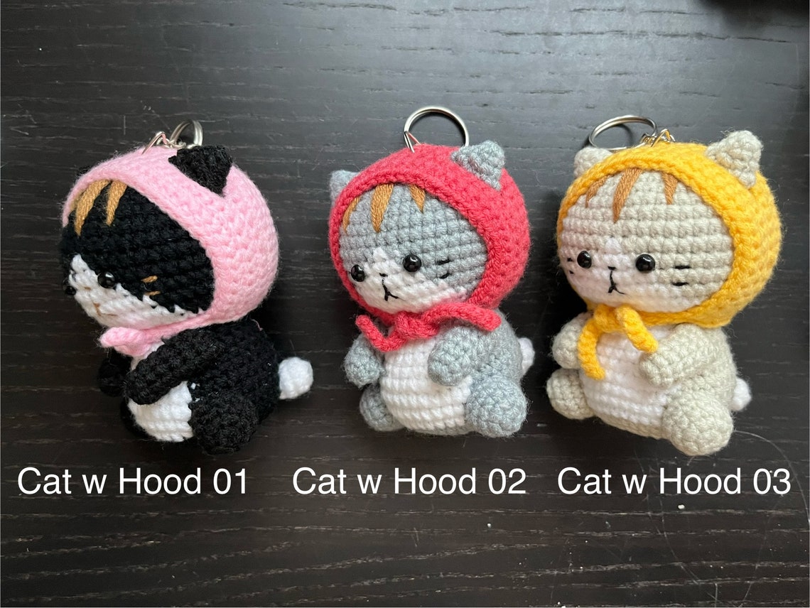 Crochet Animal Keychains | Cute Amigurumi Plush Characters ...