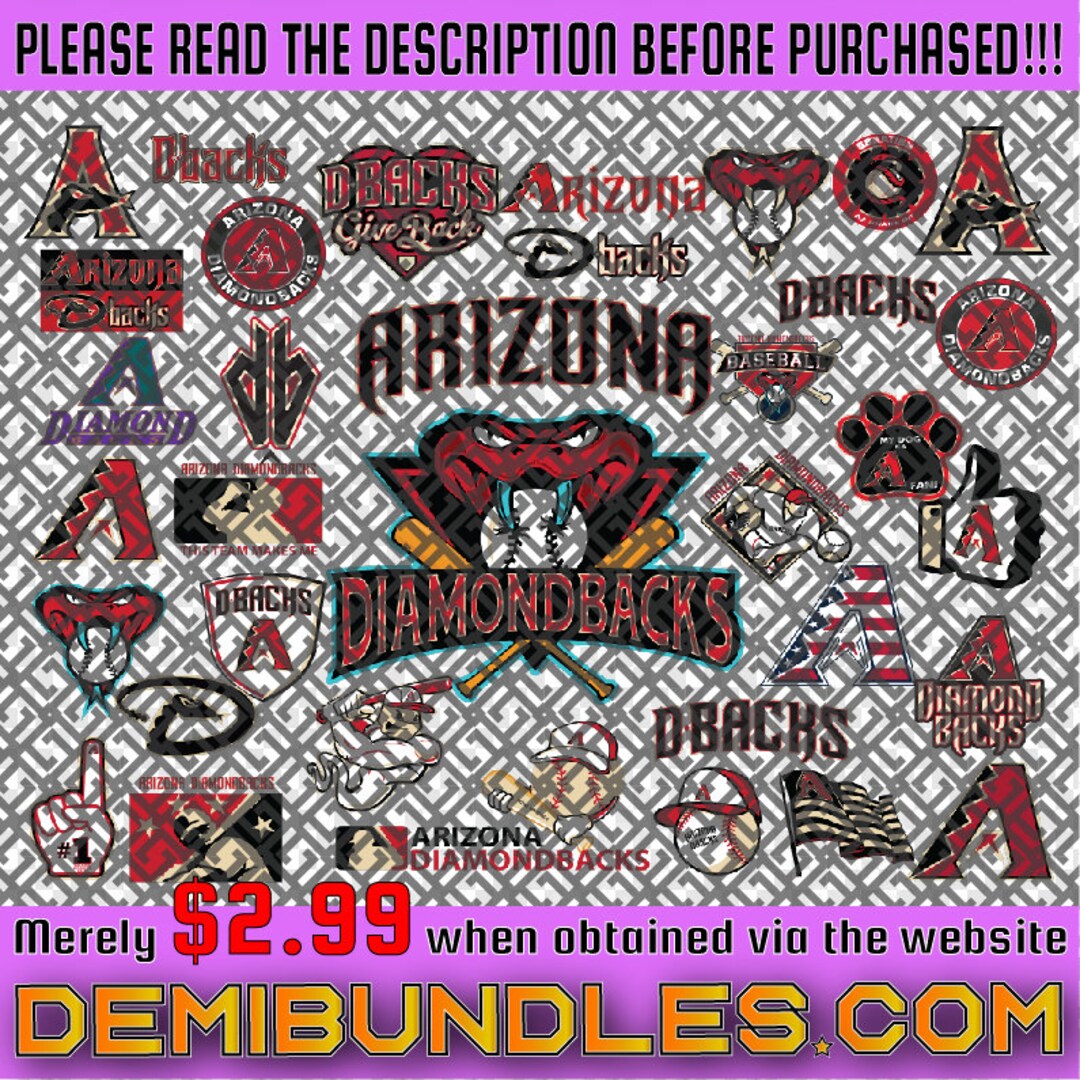 Arizona Diamondbacks Baseball Team Svg, Arizona Diamondbacks Svg, M L B ...