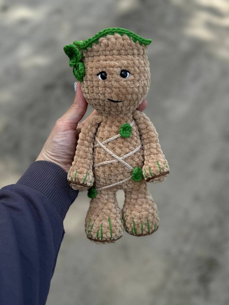 Baby Groot ,crochet Groot , Groot, Pattern Groot, Guardians of the ...
