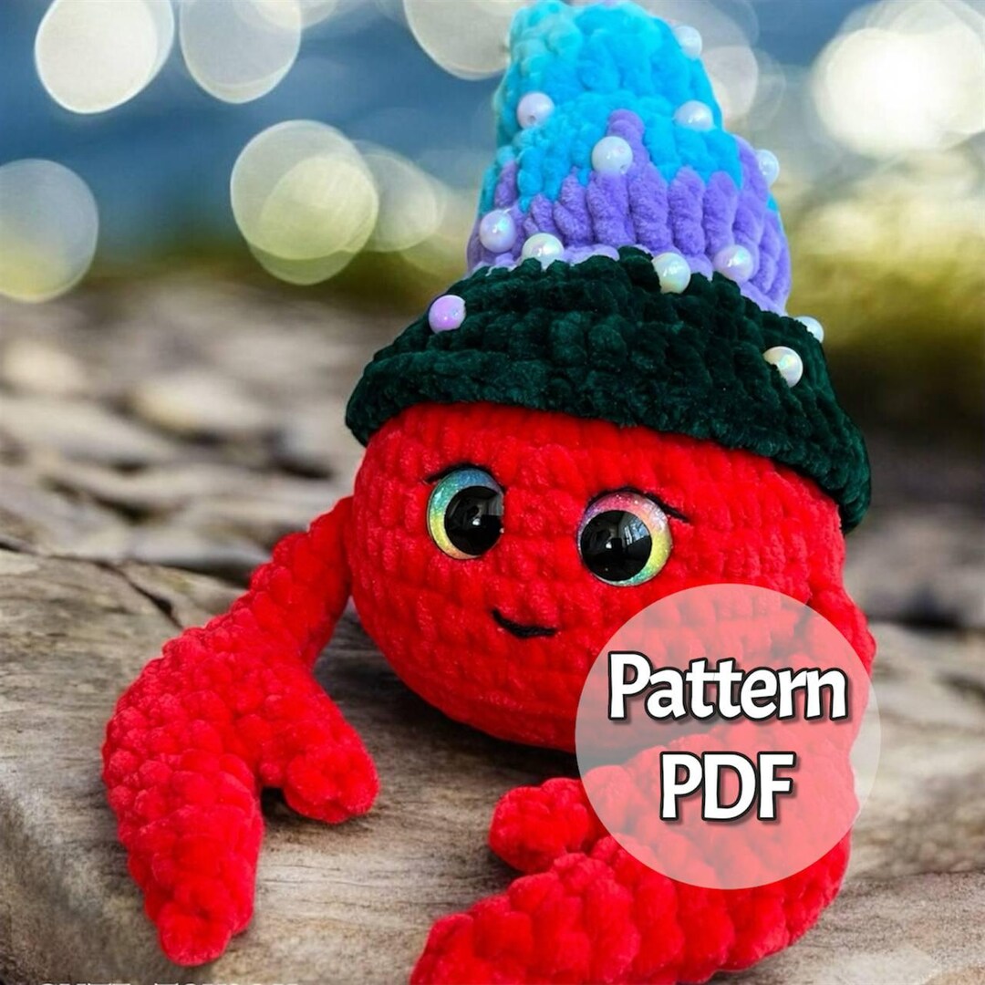 Crab Amigurumi Crochet Pattern – Crabus Plush Toy (PDF Download - Etsy