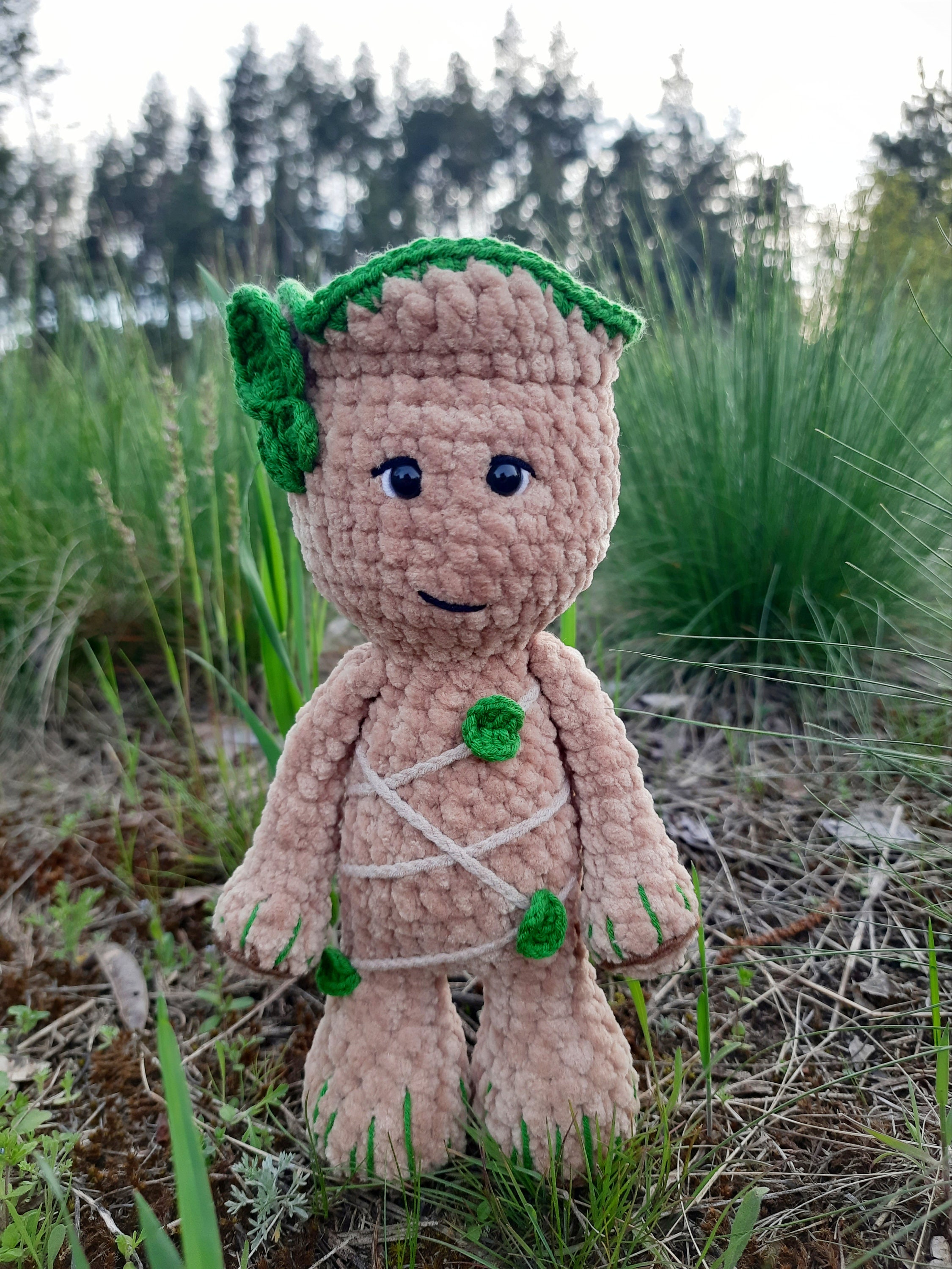 Baby Groot ,crochet Groot , Groot, Pattern Groot, Guardians of the ...