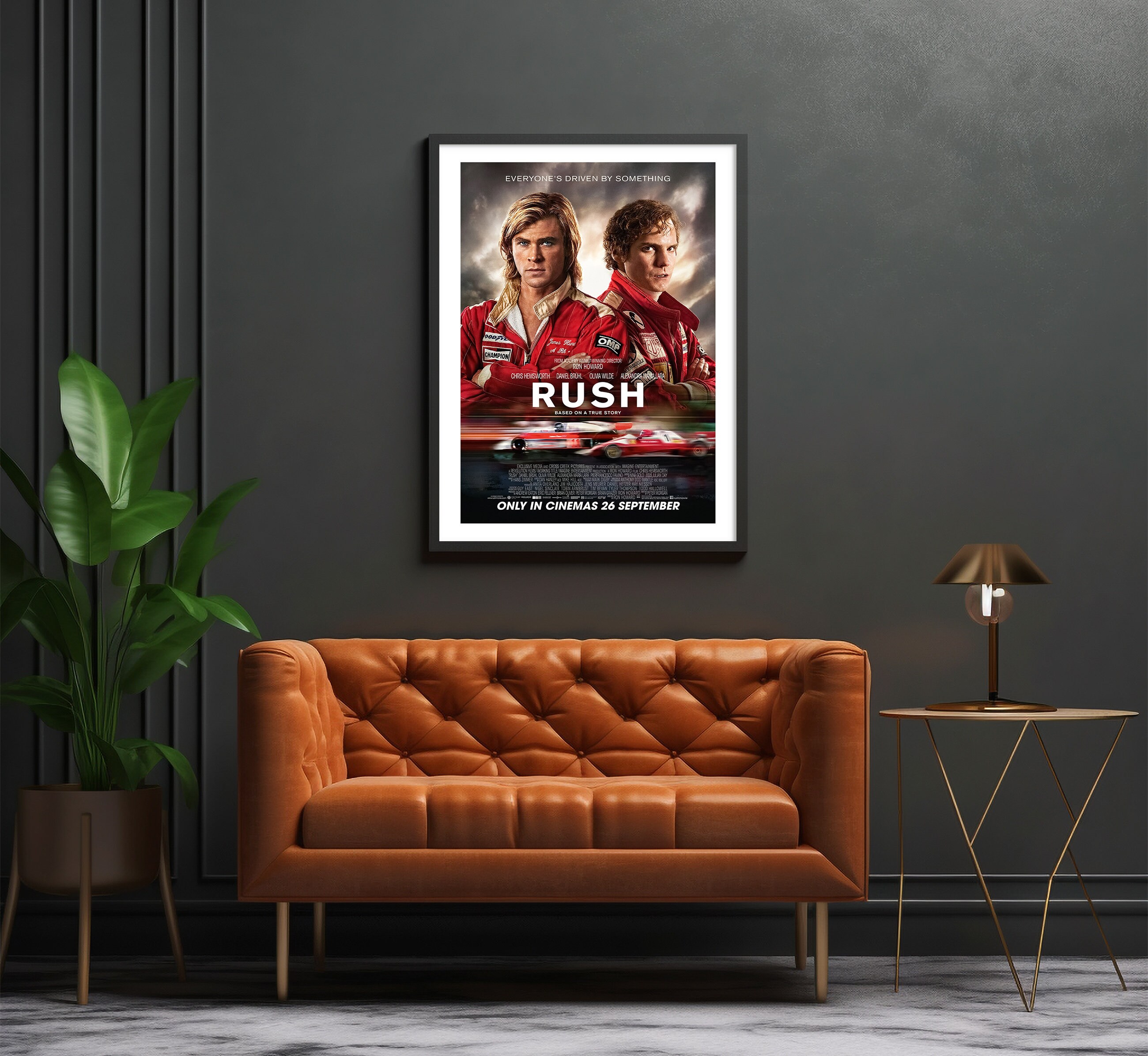 Rush Movie Poster: Formula 1 Racing, Vintage Wall Art Print - Etsy