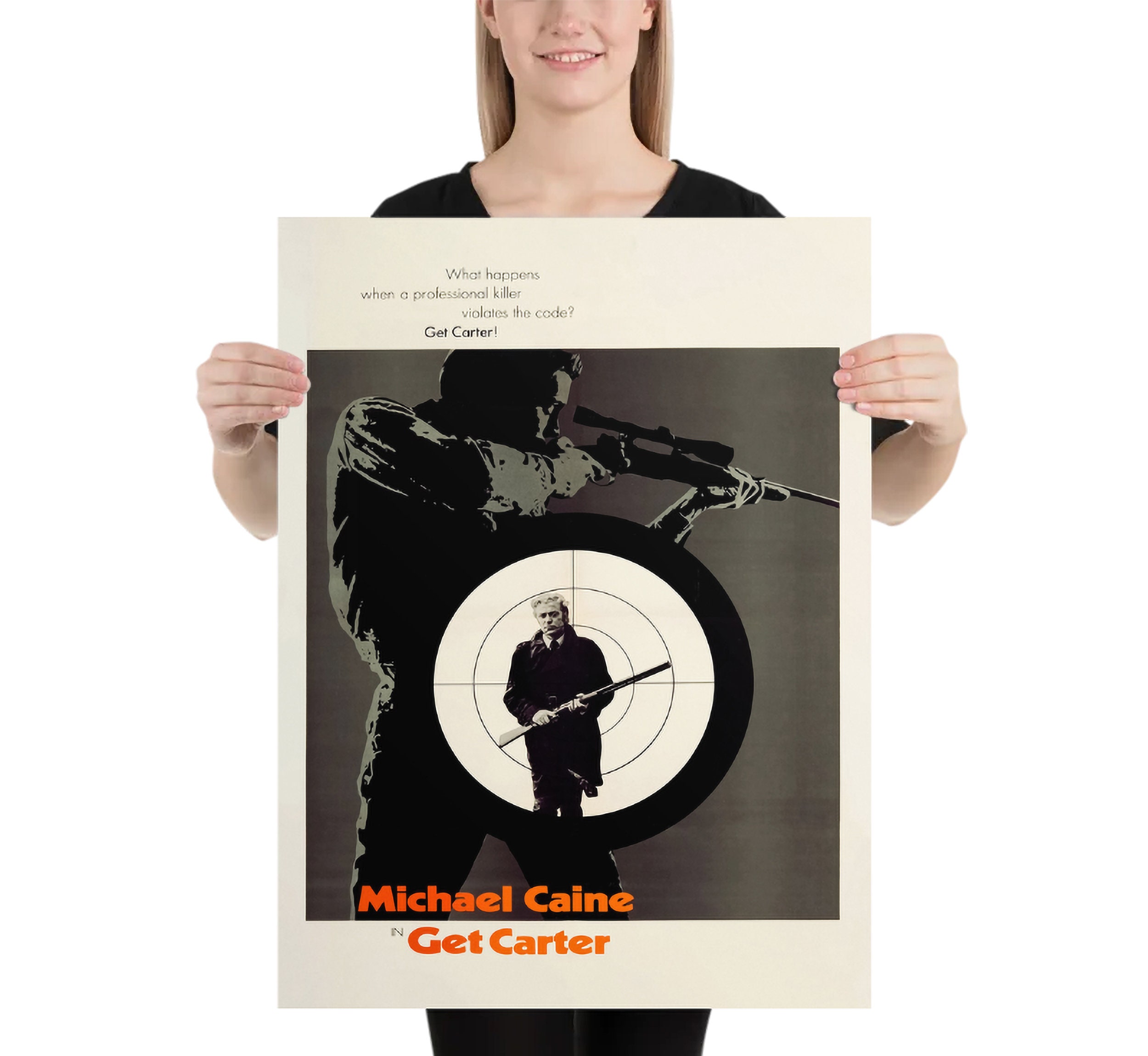 Michael Caine in Get Carter Movie Poster Gangster Movie Print Classic ...