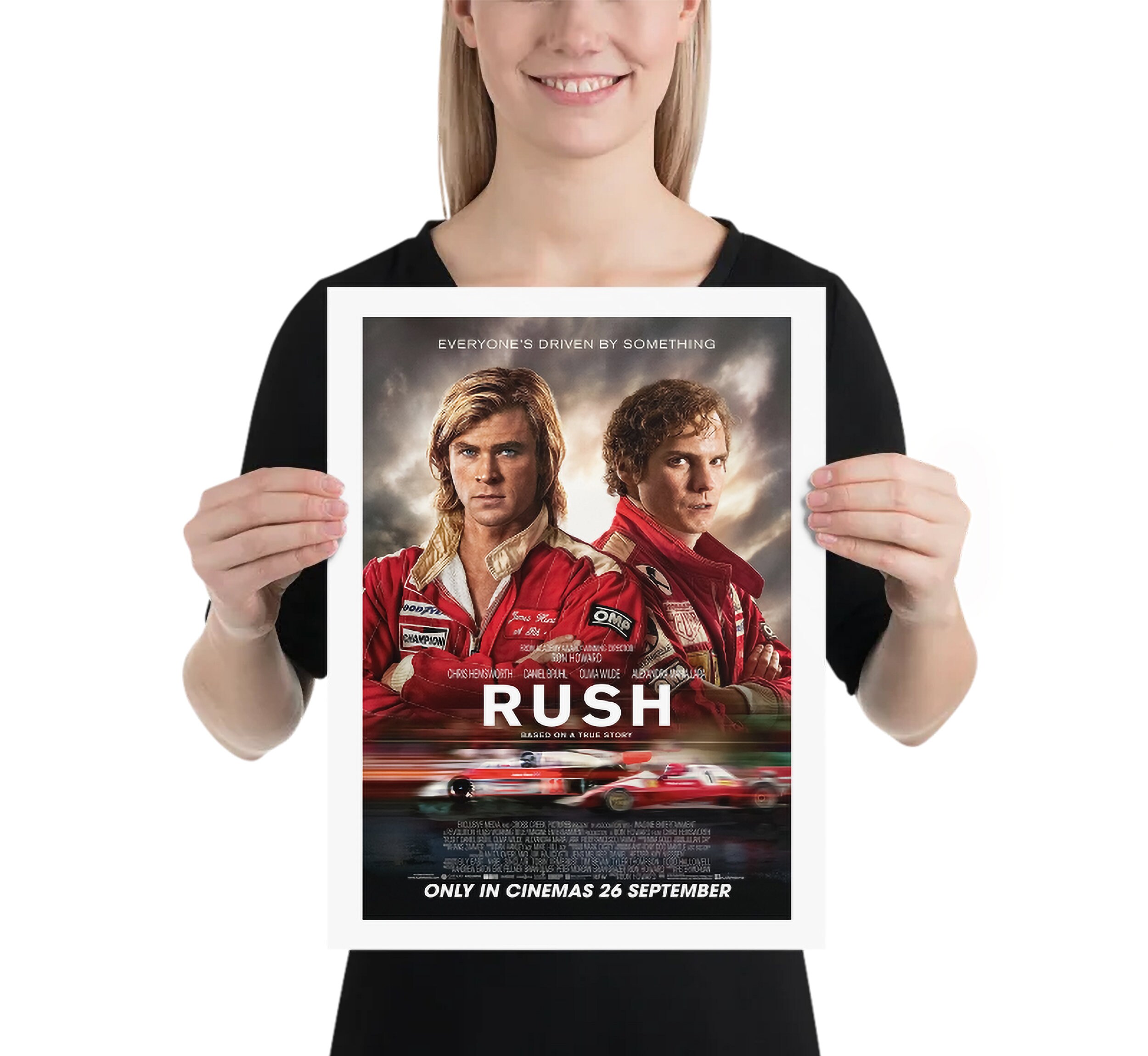 Rush Movie Poster: Formula 1 Racing, Vintage Wall Art Print - Etsy