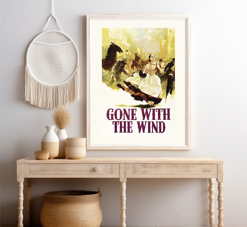 Gone With the Wind Movie Poster, 1939, Vivien Leigh as Scarlett O'hara ...