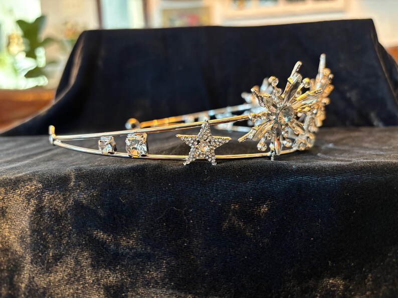 Feyre Crown, ACOTAR, Star Celestial Moon Halo, Art Deco, Moon & Stars ...