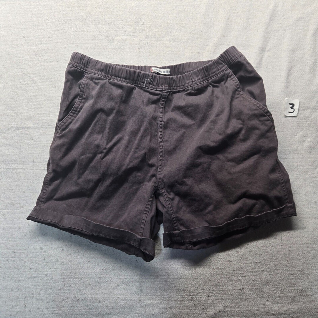 Vintage Gramicci Gray Original Freedom USA Shorty Shorts Elastic Adult ...