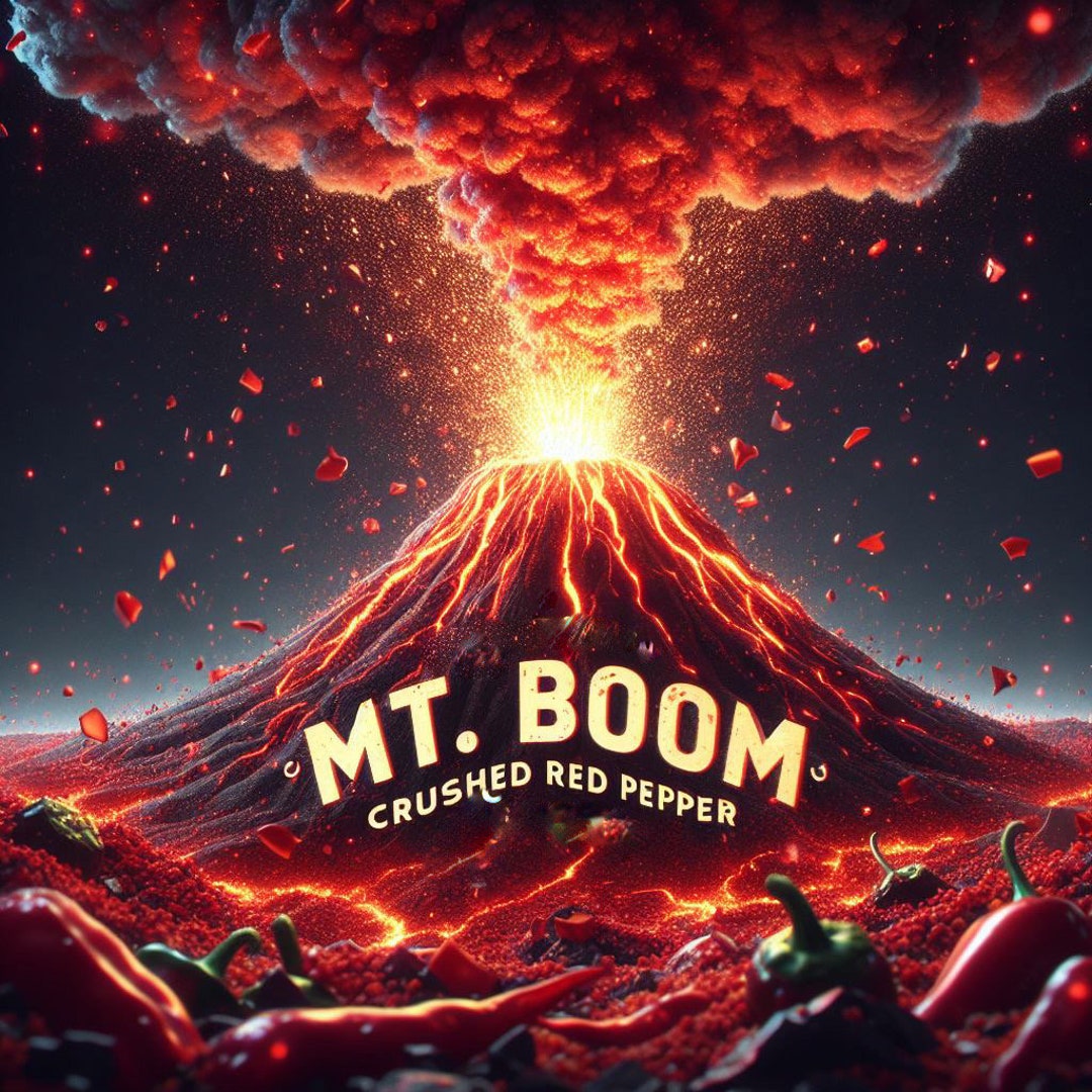 Mt. Boom Crushed Red Pepper TM - Etsy