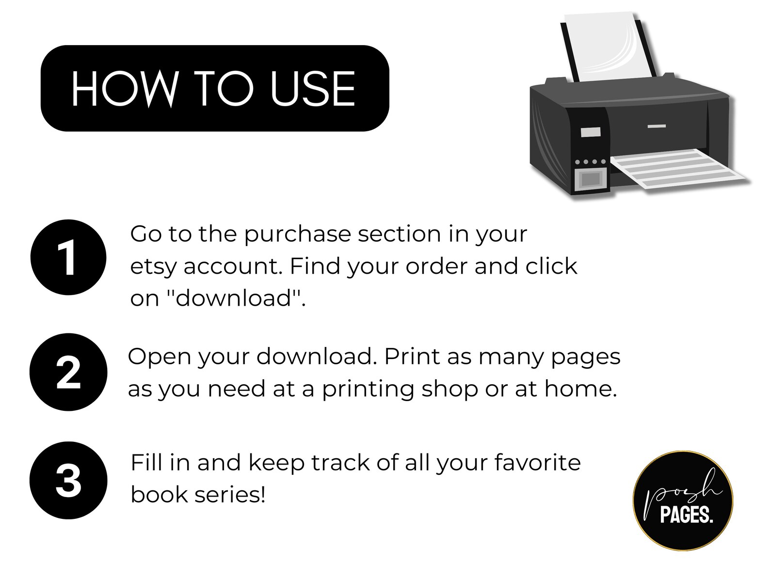 Book Series Tracker | Printable PDF | Fillable | Instant Download | A4 ...