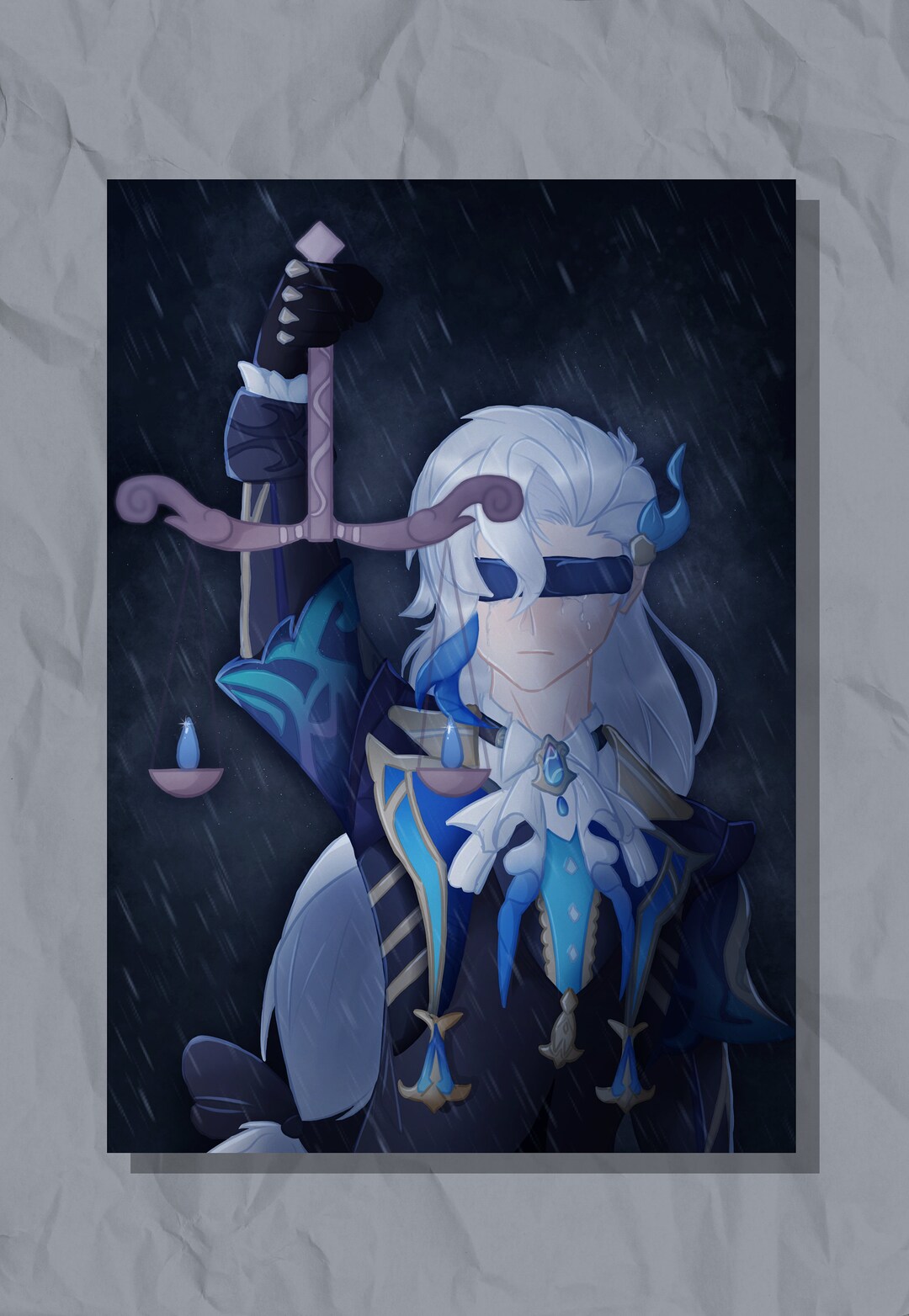 Neuvillette Art Print - Etsy