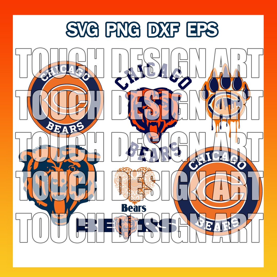 Chicago Bearss Football SVG PNG Bundle, Svg Sports Files, Svg for ...