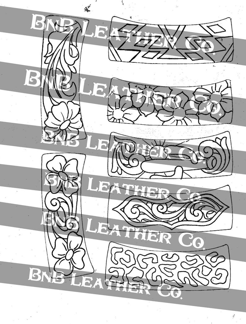 Tooling Pattern Pack #2 for 4” Claw Clips - Etsy