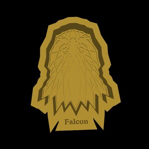 Falcon-inspired Cookie Cutter STL File for 3D Printing Perfect for ...