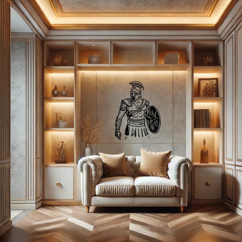 Mighty Gladiator - Stl Svg Dxf Files - 3D Printable and Laser-cut ...