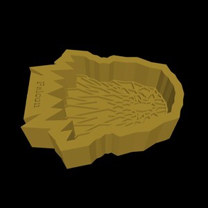 Falcon-inspired Cookie Cutter STL File for 3D Printing Perfect for ...
