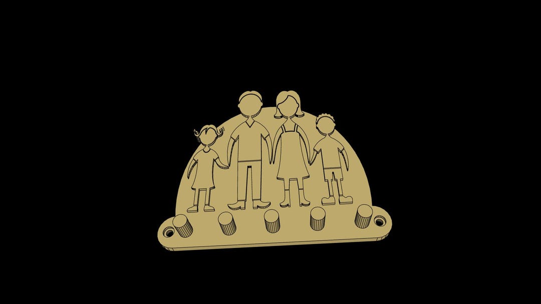 Key Holder STL File - 3D Printable Home Decor- - Etsy