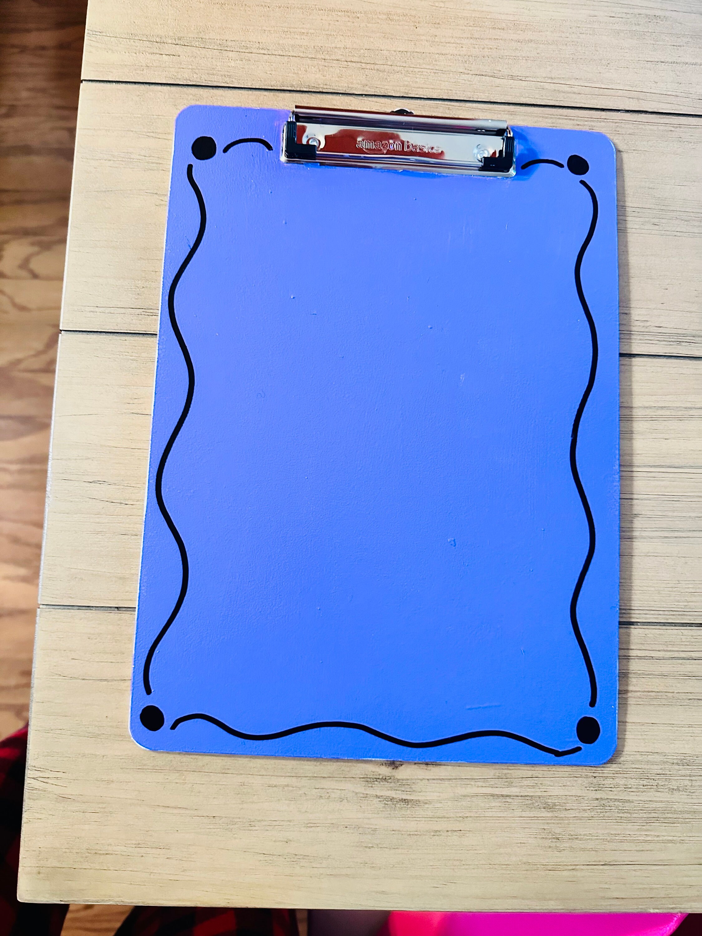 Hand Painted Flower Clipboard - Etsy