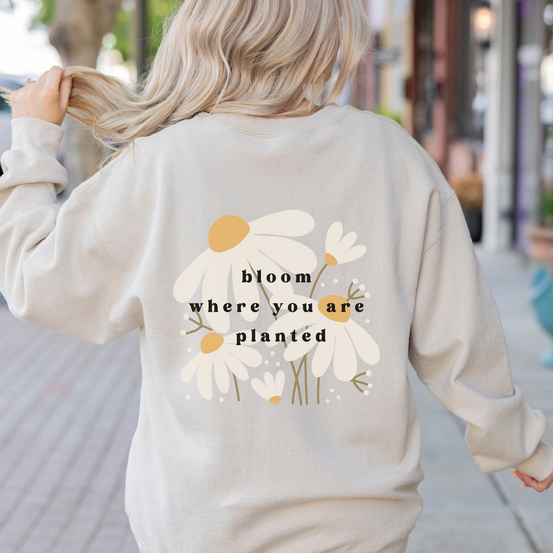 Sweatshirt With Inspirational Message Crewneck for Women Sweatshirt ...