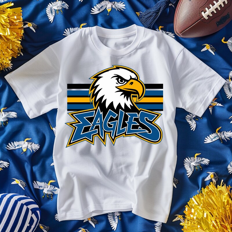 Eagle Mascot Svg - Etsy