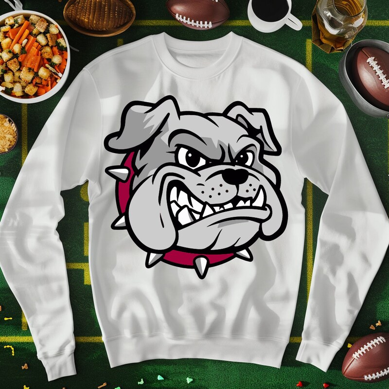 Bulldog Svg - Etsy