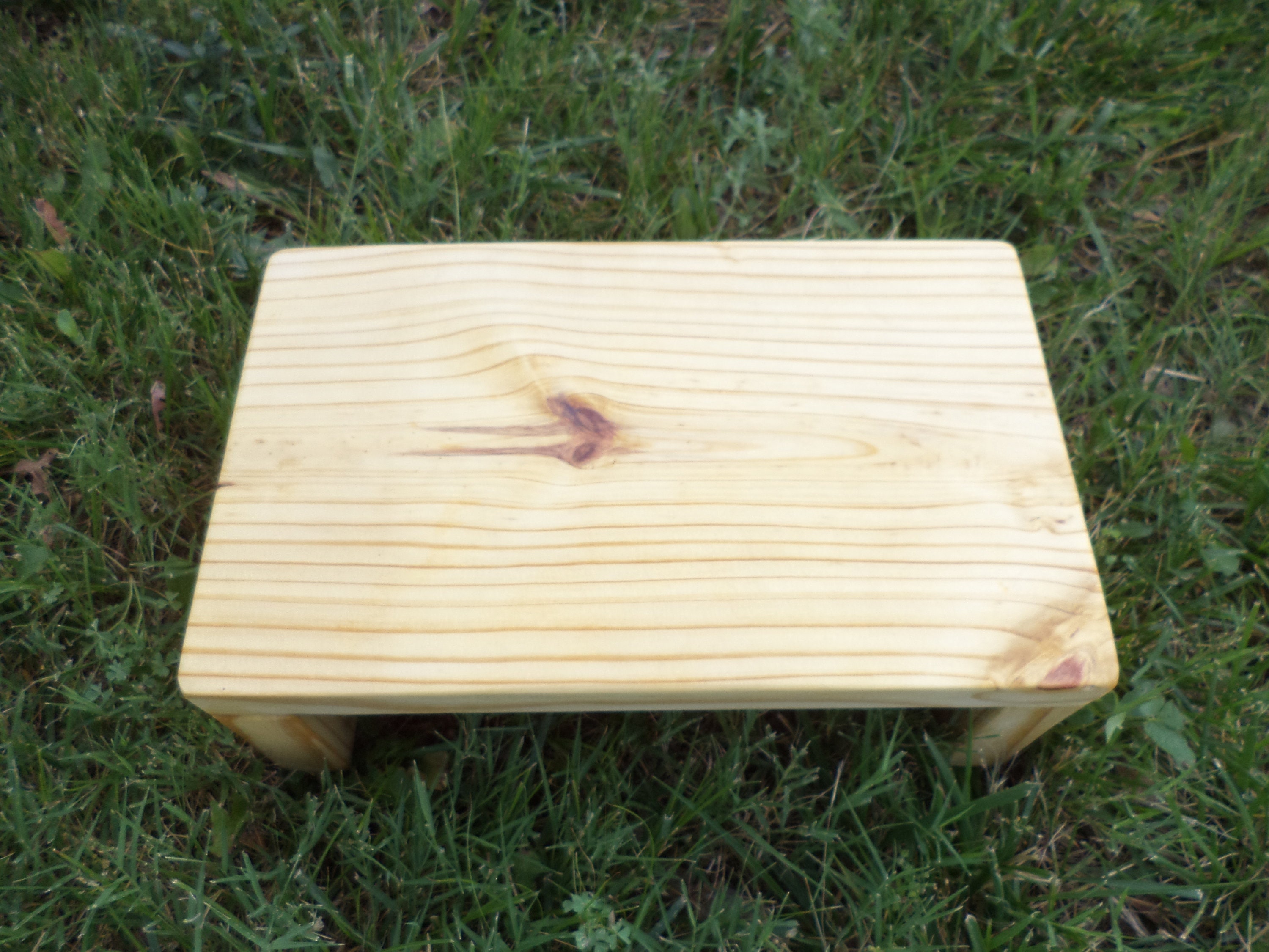 Pine Step Stool Natural Finish - Etsy