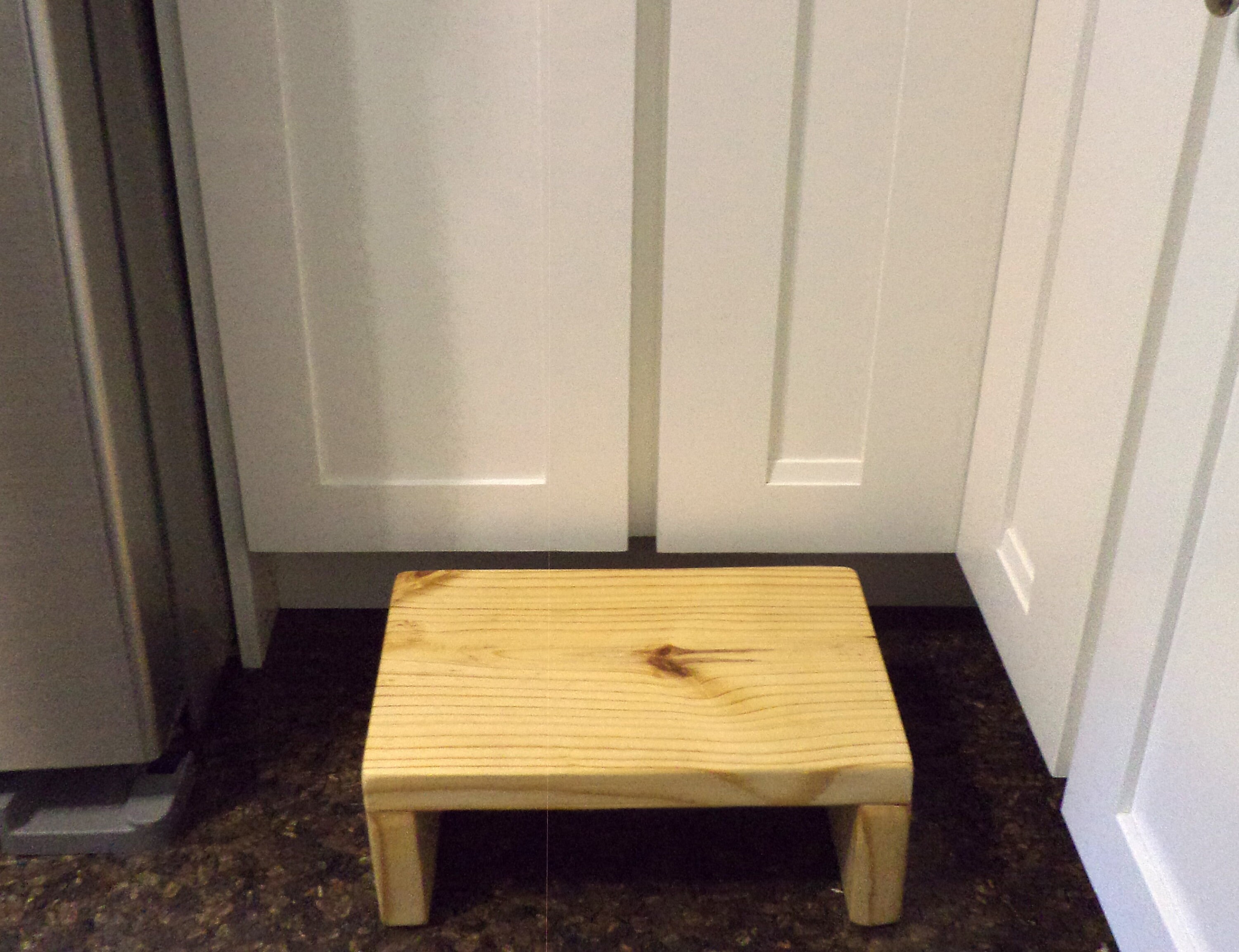 Pine Step Stool Natural Finish - Etsy