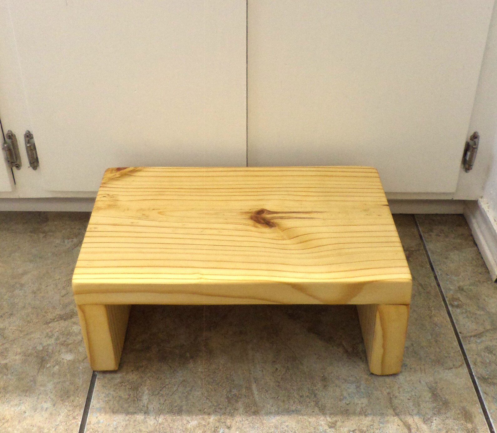 Pine Step Stool Natural Finish - Etsy