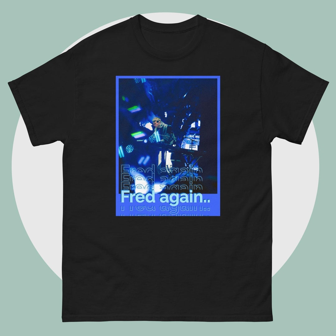 Fred Again.. Unisex T-shirt Unique Art 100% Cotton Black, Blue, or ...
