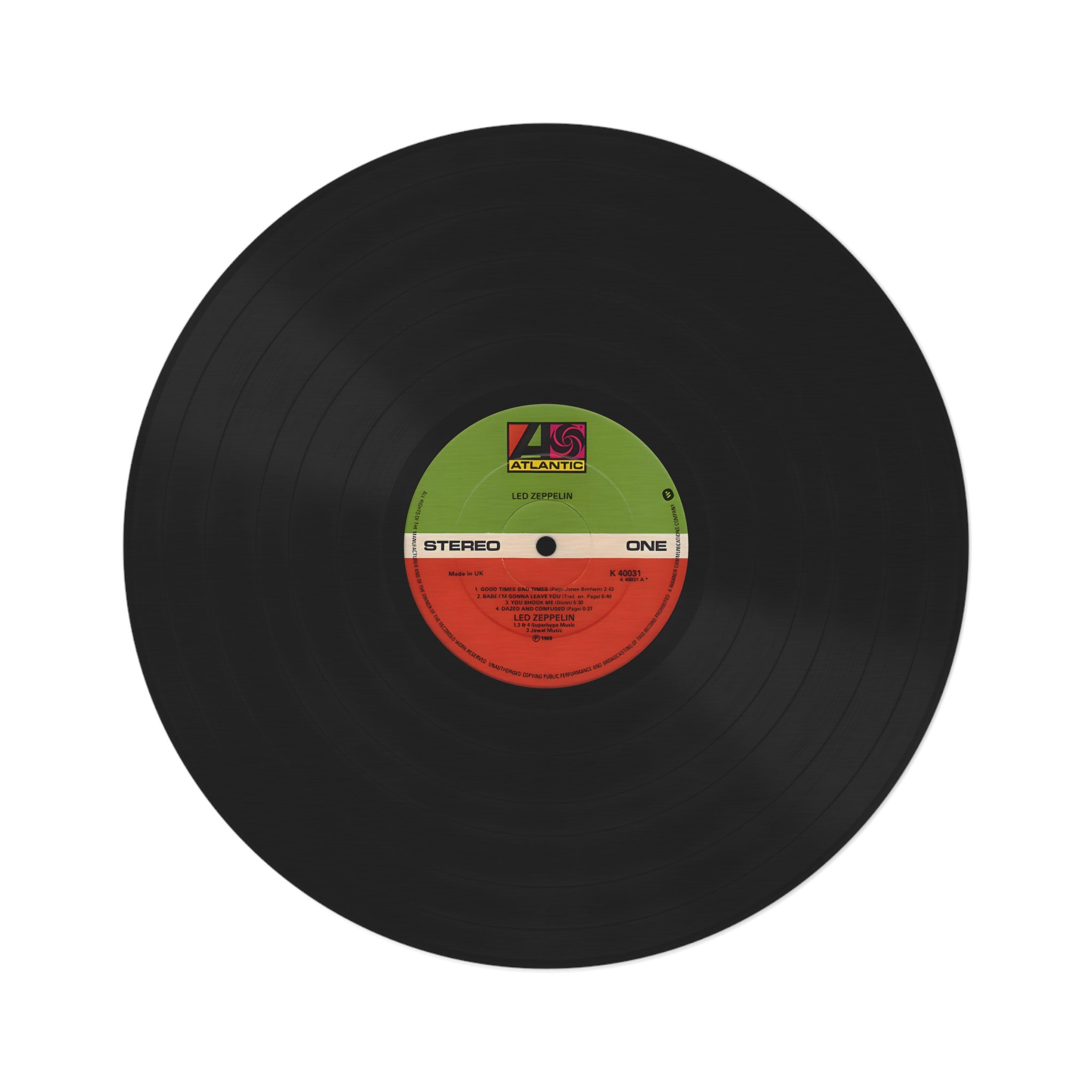 Vinyl Music Record Lp Album, Led Zeppelin 5x5 Round Rug Living Room ...