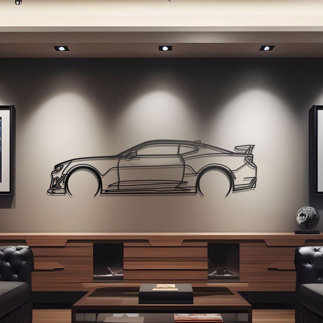 Sports Car Metal Wall Art, Super Sports Car Garage Sign, Gift for Car ...