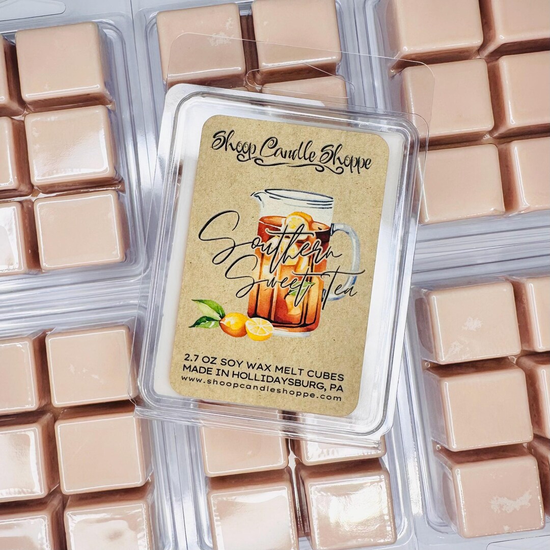 Wax Melt Soy Clamshell Cubes Southern Sweet Tea Scented Soy Wax Melt ...