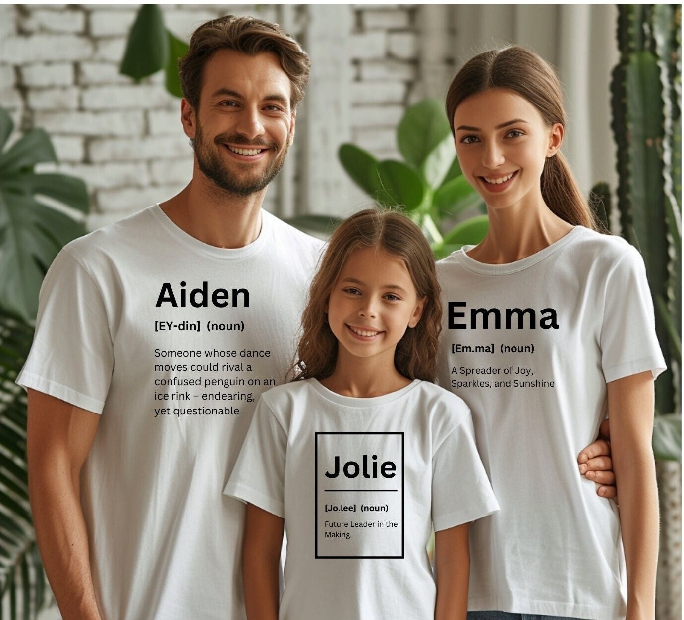Personalised T-shirt, Customised T-shirt, Family T-shirt, Name on T ...