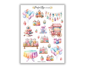 Rainbow Large Dots Digital Papers Patterns Backgrounds Personal and ...