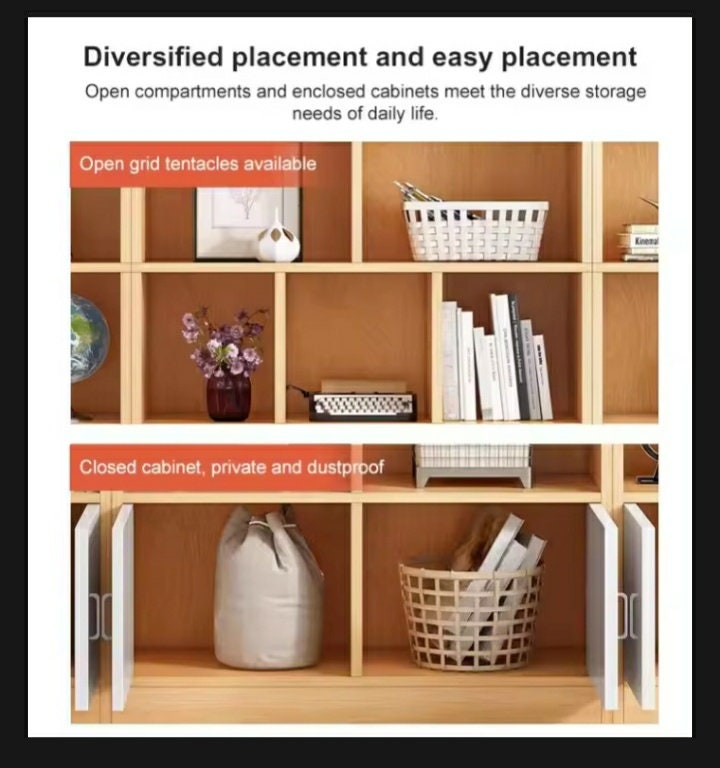 Shelves Floor-to-ceiling Living Room Storage Racks Home Bedroom Storage ...