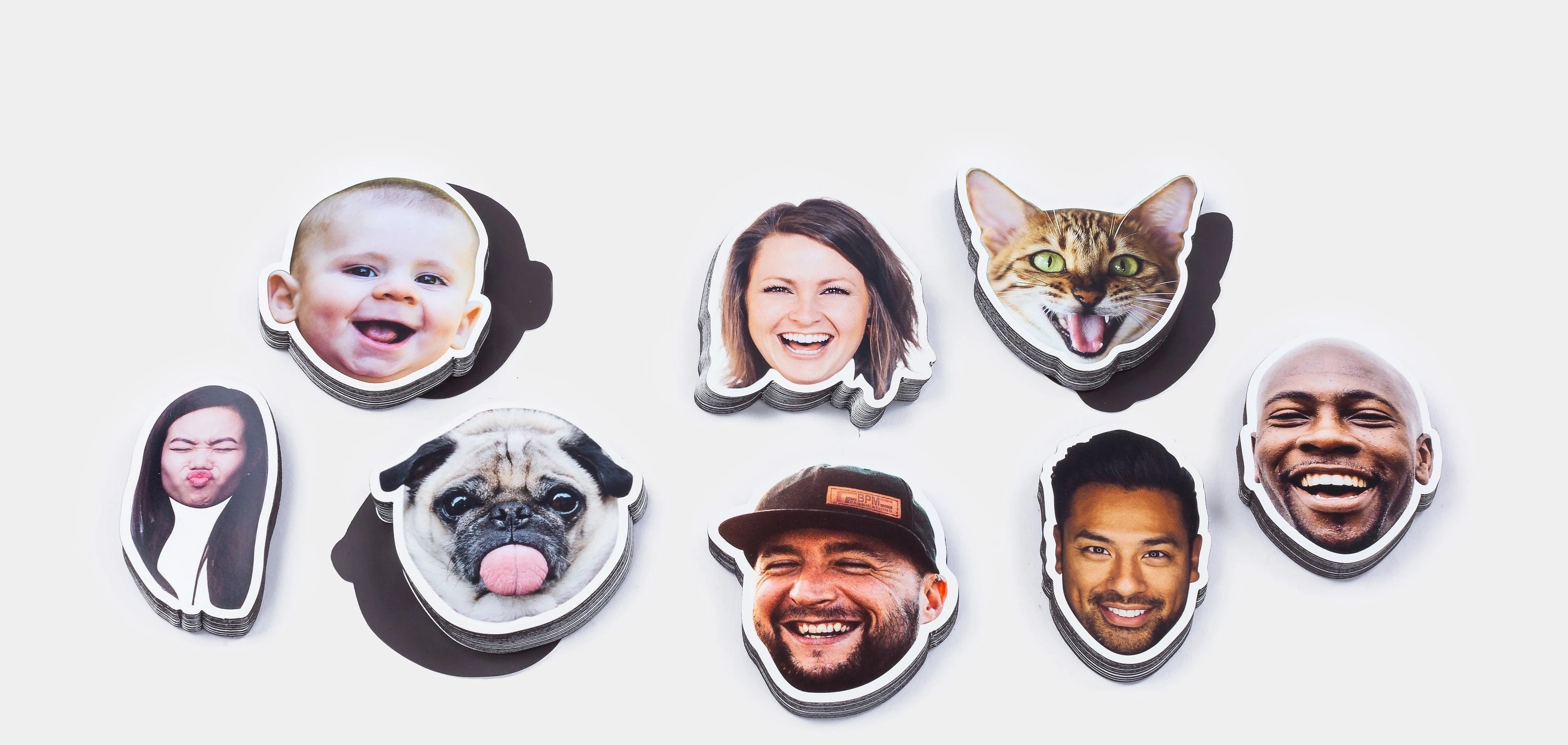 Handmade Custom Face Magnets: Custom Face Magnets *free Shipping ...