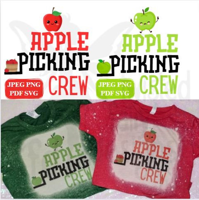 Apple Picking Crew jpeg, Png, Pdf, Svg - Etsy