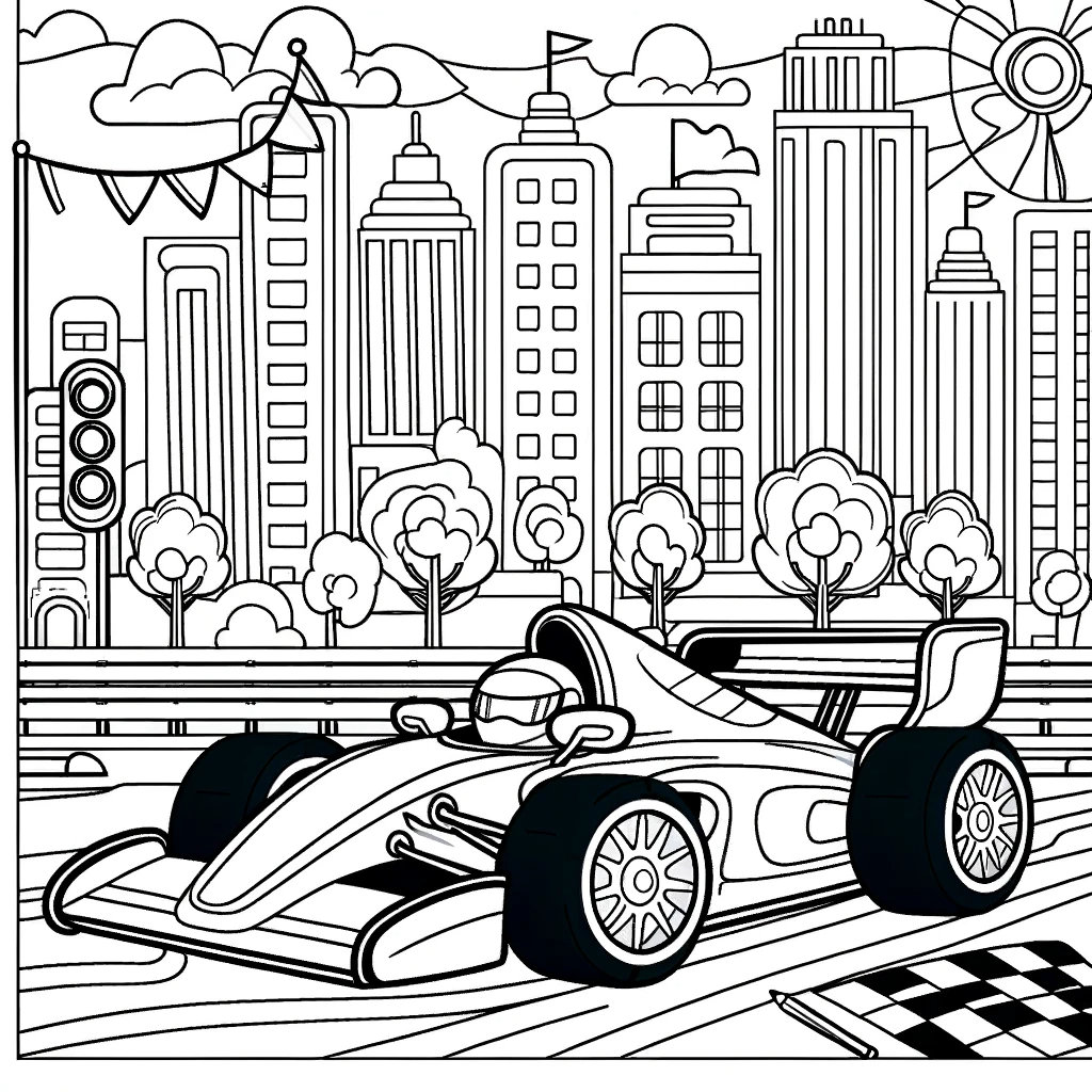 Fun on Wheels: Kids' Car Coloring Book - Etsy