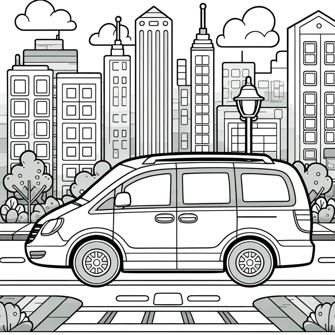 Fun on Wheels: Kids' Car Coloring Book - Etsy