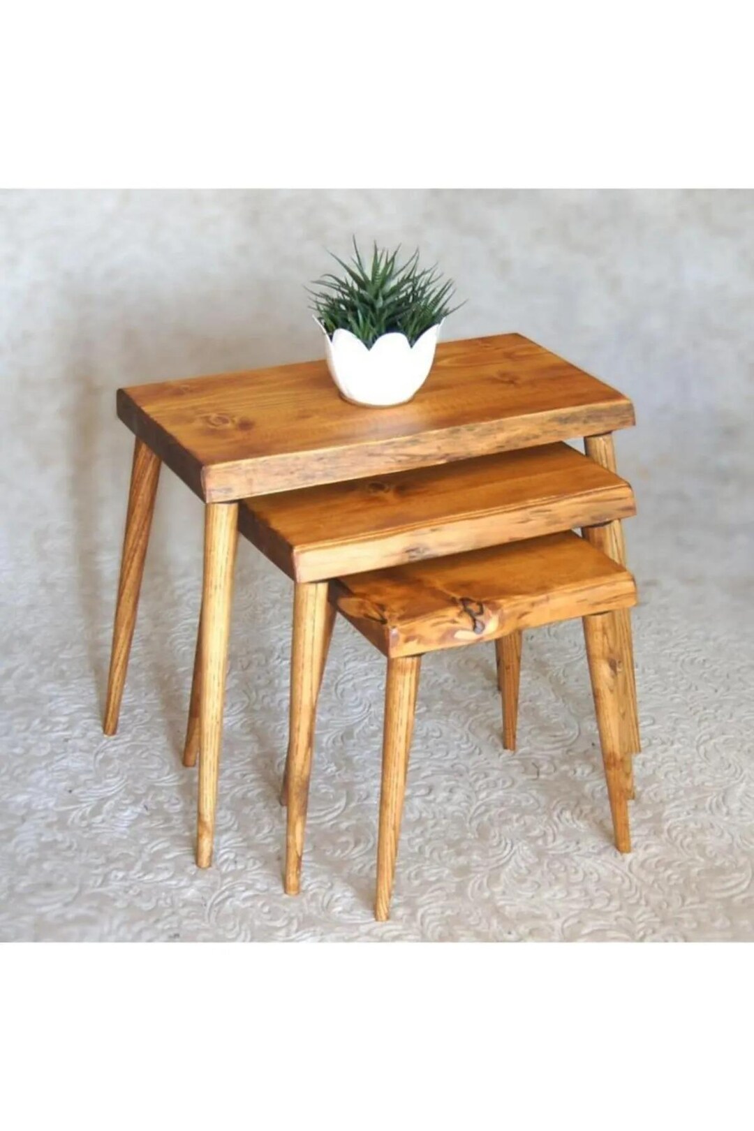 Wooden Coffee Table,triple Coffee Table,small Coffee Table,housewarming ...