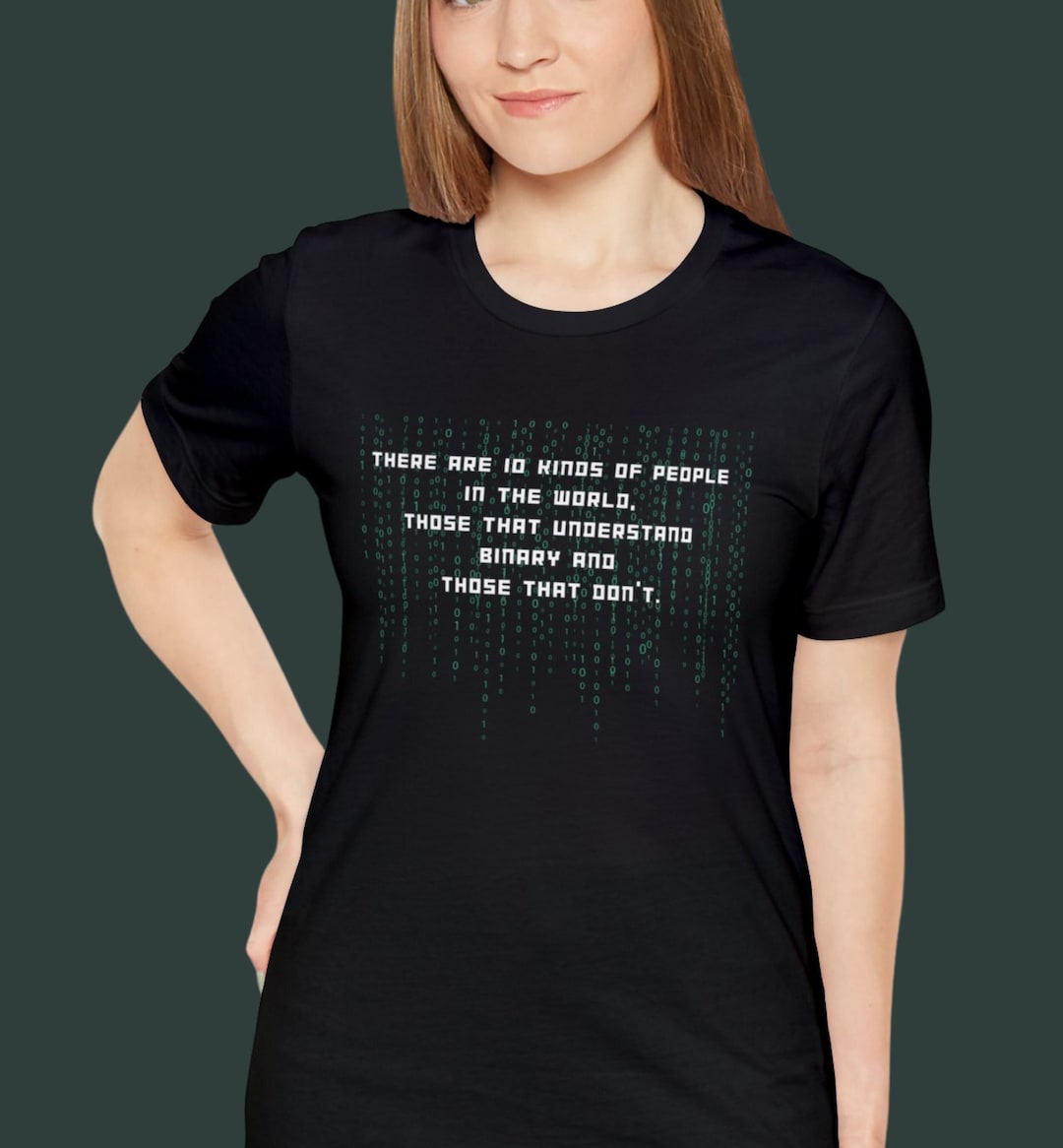 10 Kinds of People Understand Binary Unisex Crewneck Short Sleeve T ...