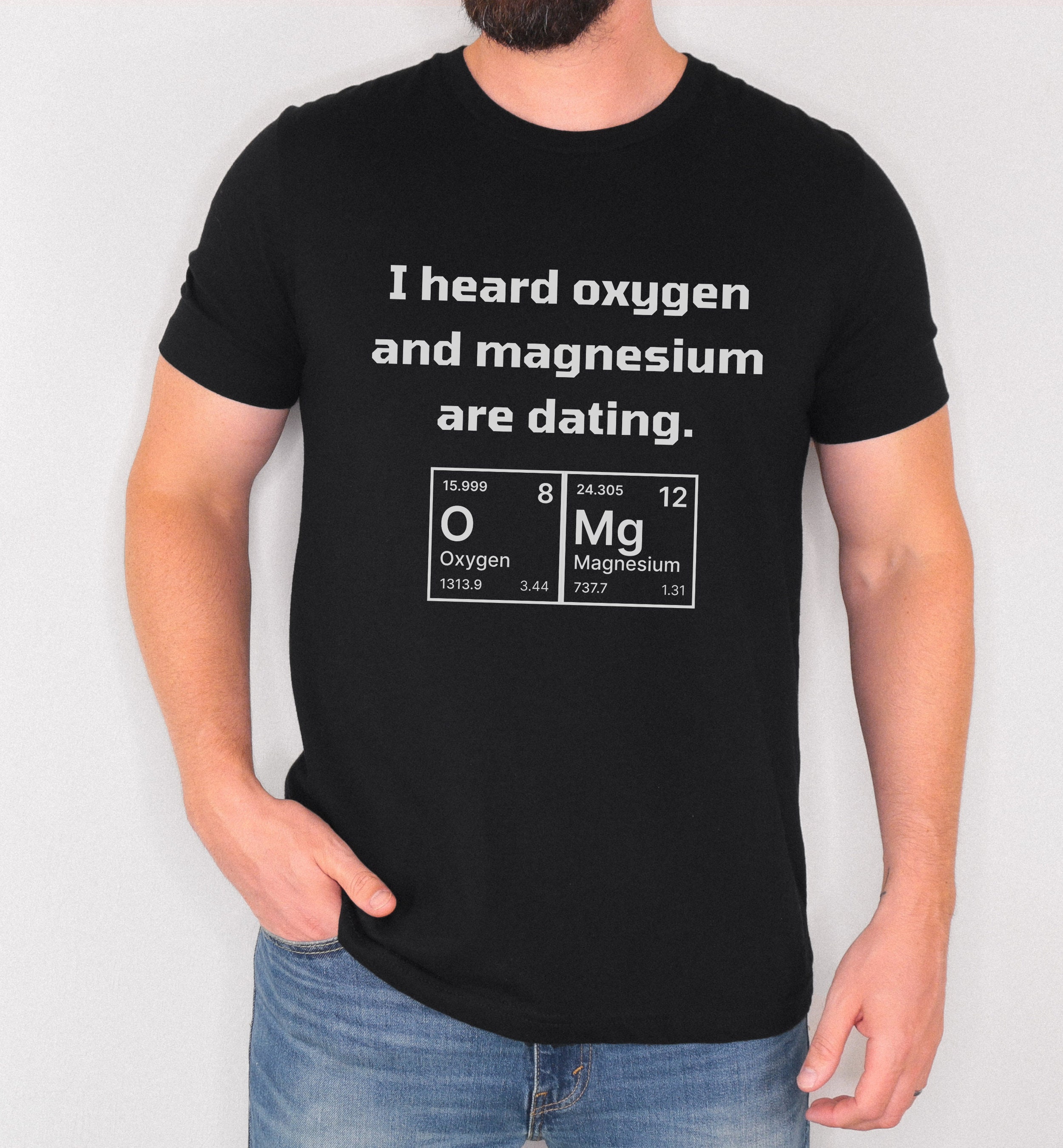 Omg Chemistry Pun Short Sleeved T-shirt Chemical Humor Tee Science ...