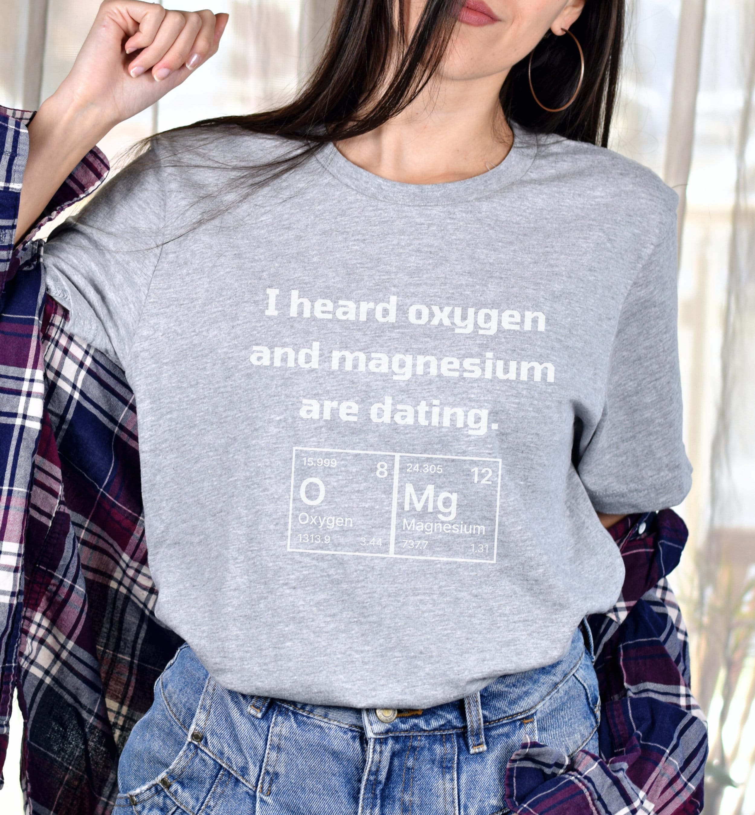Omg Chemistry Pun Short Sleeved T-shirt Chemical Humor Tee Science ...