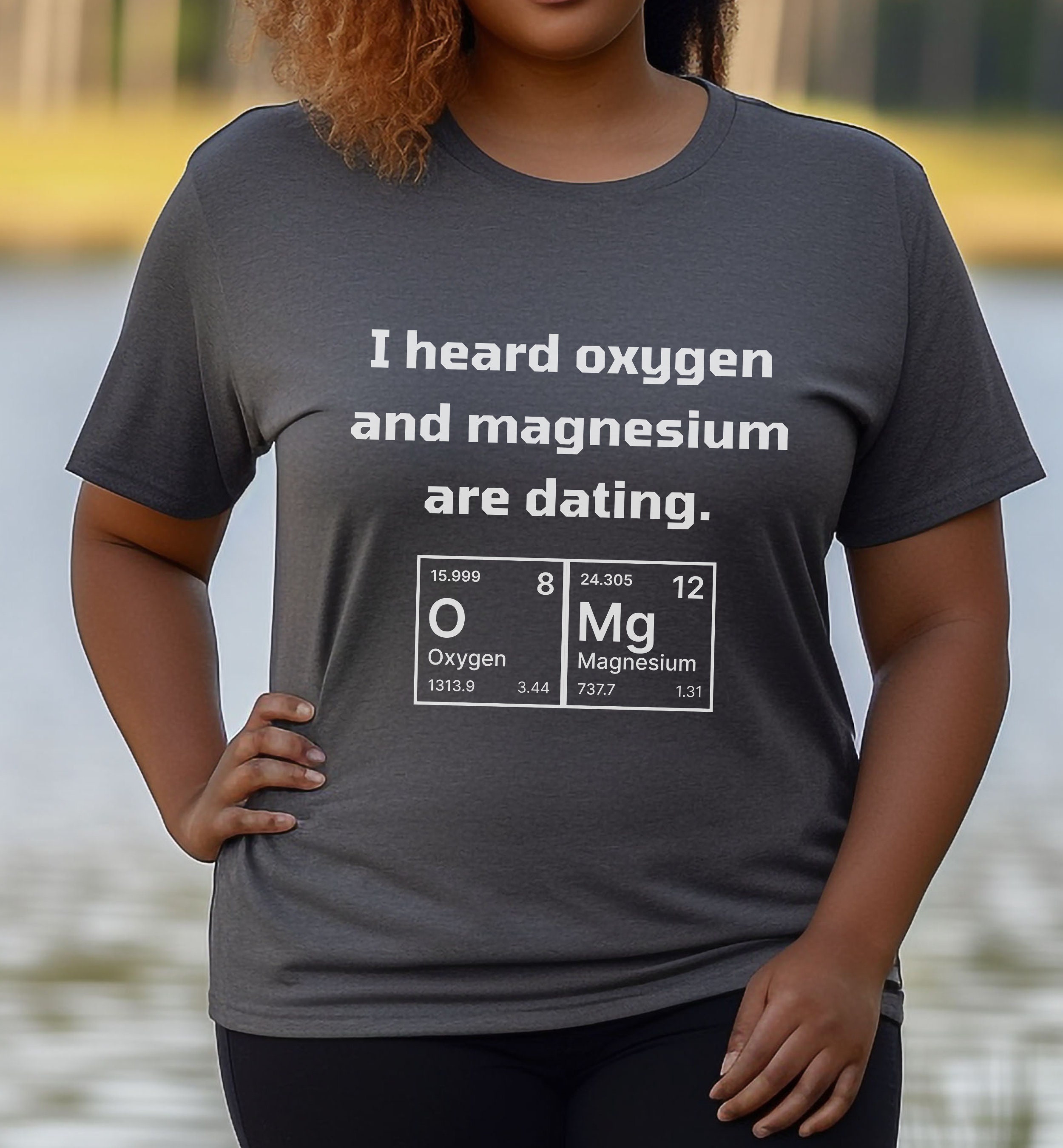 Omg Chemistry Pun Short Sleeved T-shirt Chemical Humor Tee Science Teacher Joke Gift Shirt Dad ...