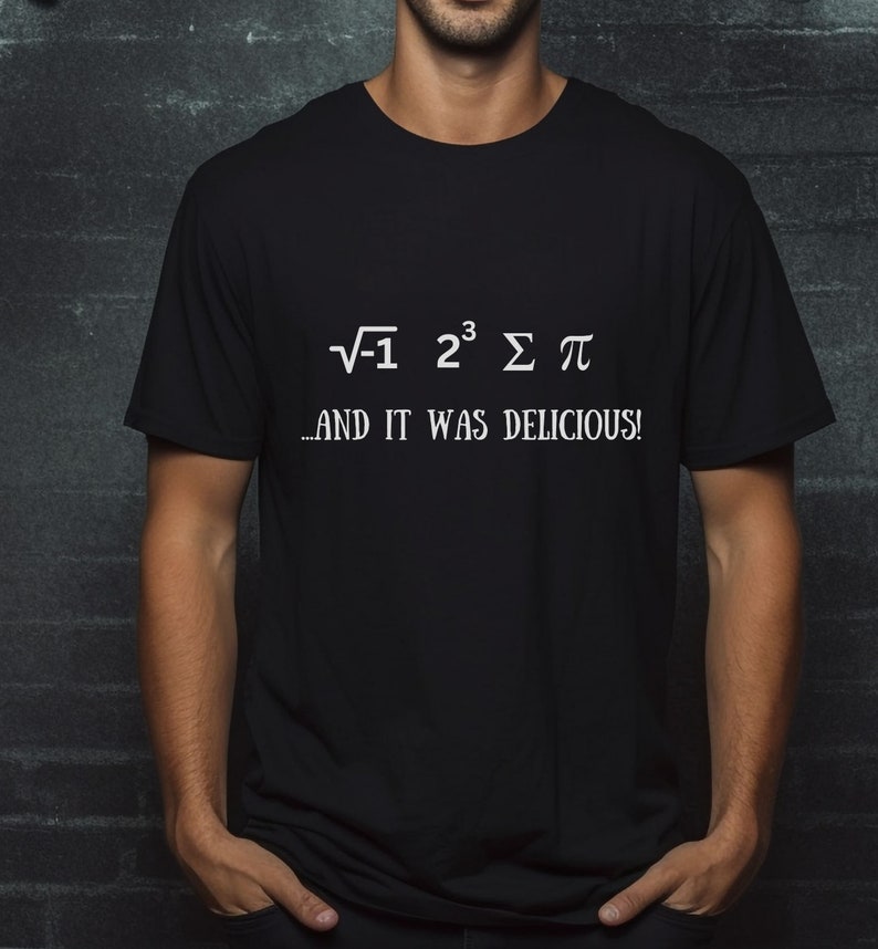 Math Pun Short Sleeve T-shirt I 8 Sum Pi Dad Joke Gift Shirt Math ...