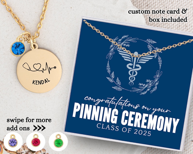 Pinning Ceremony Necklace, Pinning Ceremony Gift, Jewelry for Nurse ...