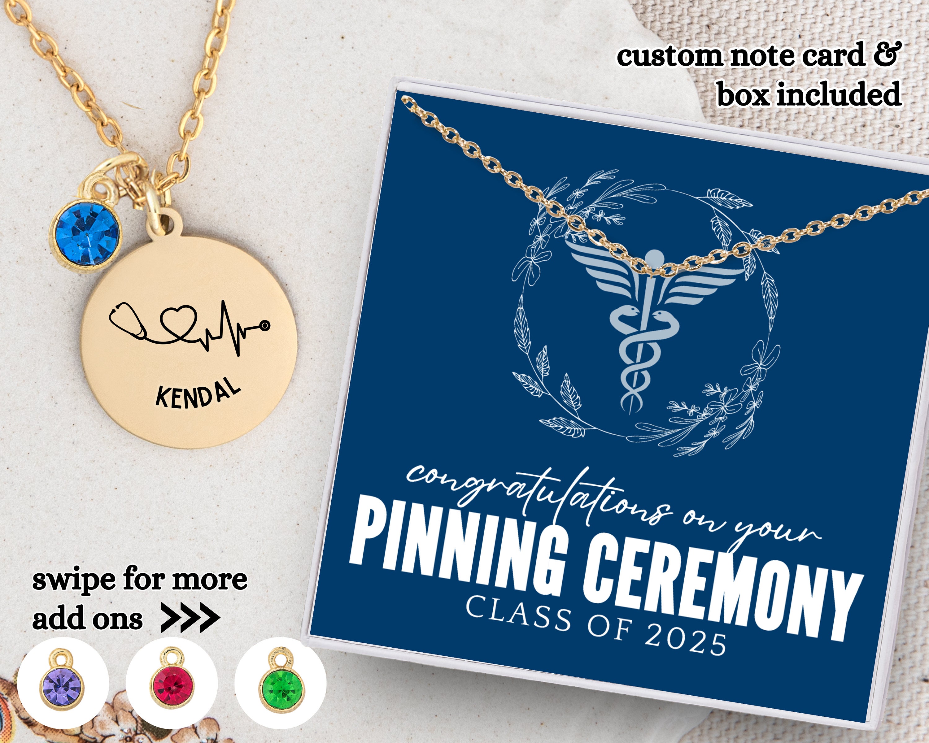 Pinning Ceremony Necklace, Pinning Ceremony Gift, Jewelry for Nurse ...