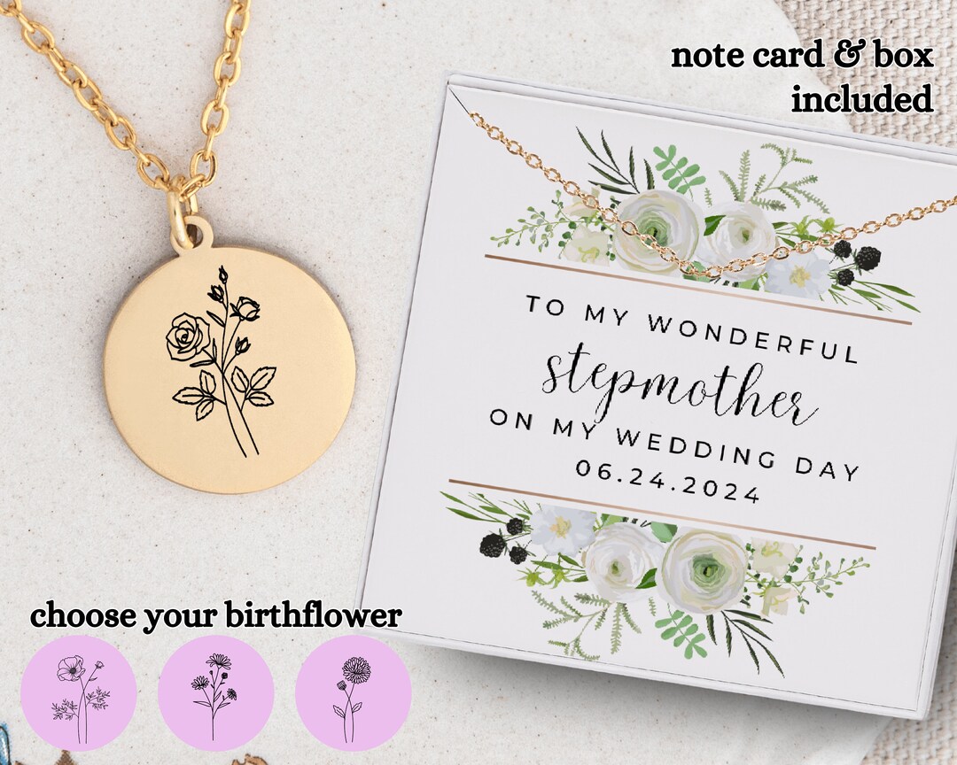 Stepmother of the Bride Gift, Stepmother of Groom Gift, Wedding Day ...