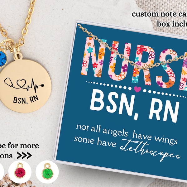 Bsn Nurse Necklace - Etsy