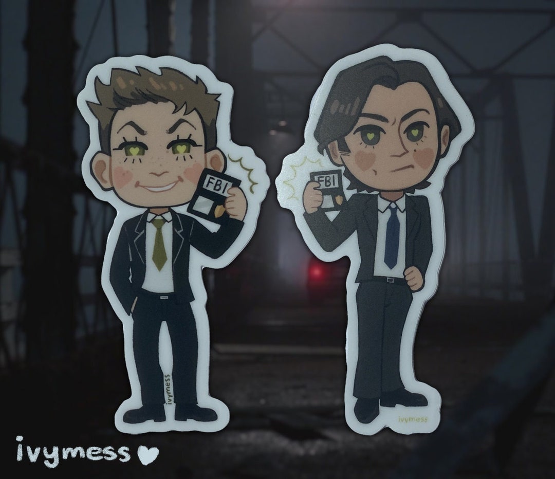 FBI Sam and Dean Winchester | 3" Vinyl Sticker - Etsy