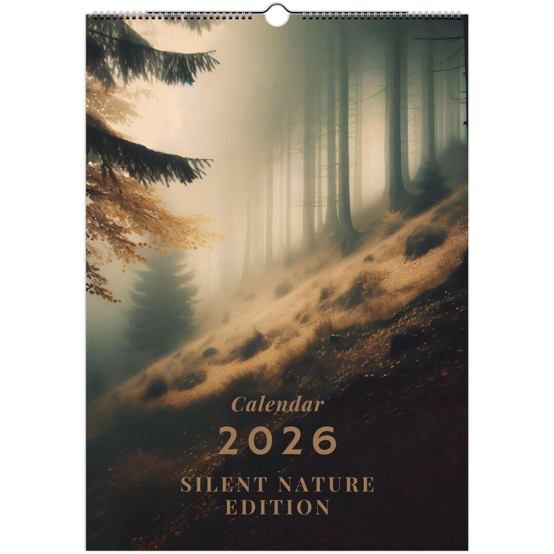 The Tranquility of Nature Wall Calendar 2026 With Dreamy Nature Motifs ...